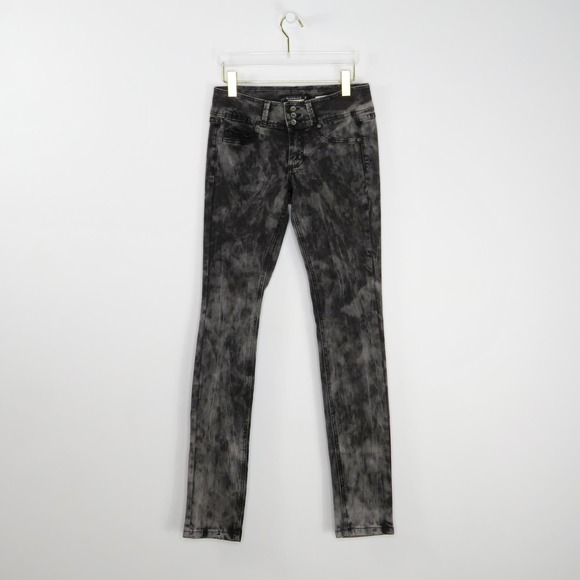 Hot Topic | Jeans | Y2k Hot Topic Lovesick Black Acid Wash Super Skinny ...